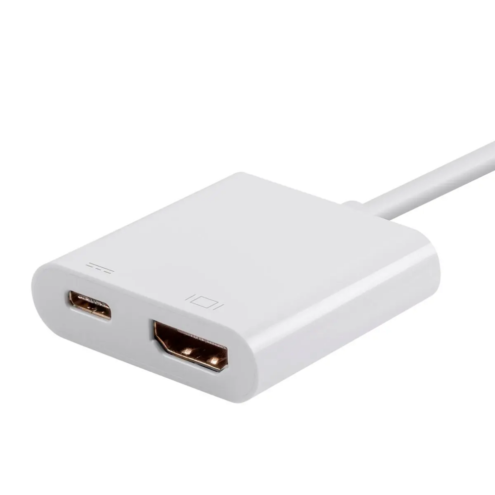 Monoprice Select Series USB-C to HDMI and USB-C (F) Dual Port Adapter
