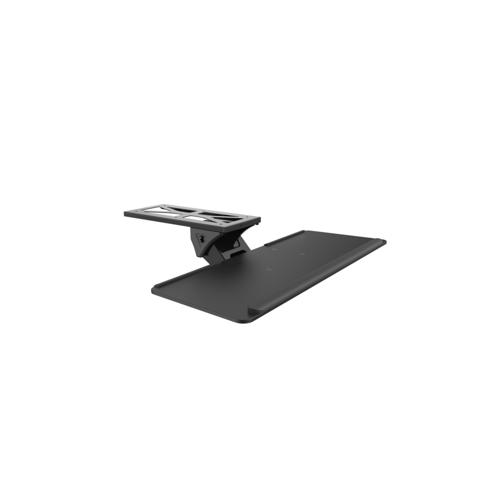 Adjustable Computer Keyboard & Mouse Platform Tray Under Table Desk ...