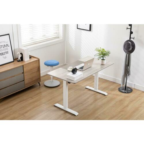 Sit-Stand Single-Motor Height Adjustable Desk Frame with Tabletop ...