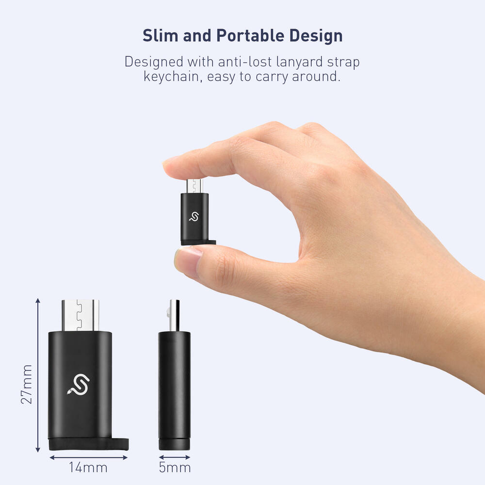 Summit Series Convertisseur USB 2.0 Type C femelle vers Micro B mâle ...
