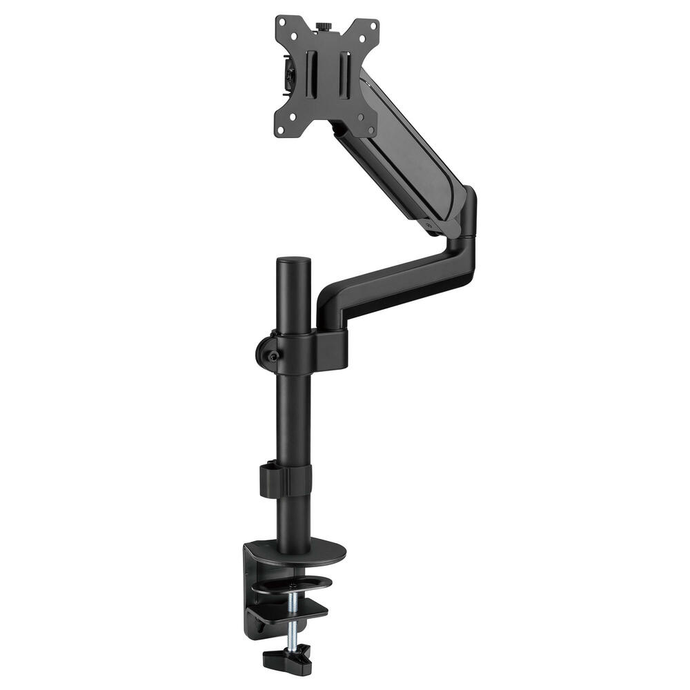 Gas Spring Single Desktop Monitor Mount - PrimeCables