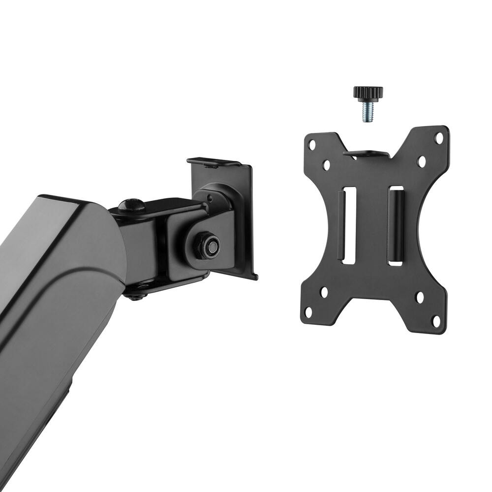 Gas Spring Single Desktop Monitor Mount - PrimeCables