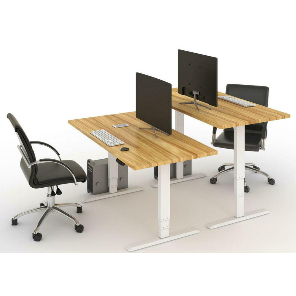 PrimeCables® Electric Height Adjustable Standing Desk-White