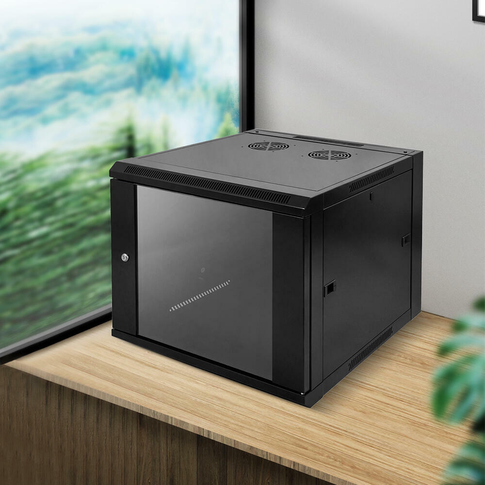 18U 19-Inch Professional Wall Mount Network Server Cabinet Rack with ...