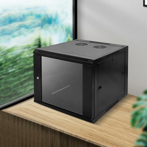 18U 19-Inch Professional Wall Mount Network Server Cabinet Rack with ...