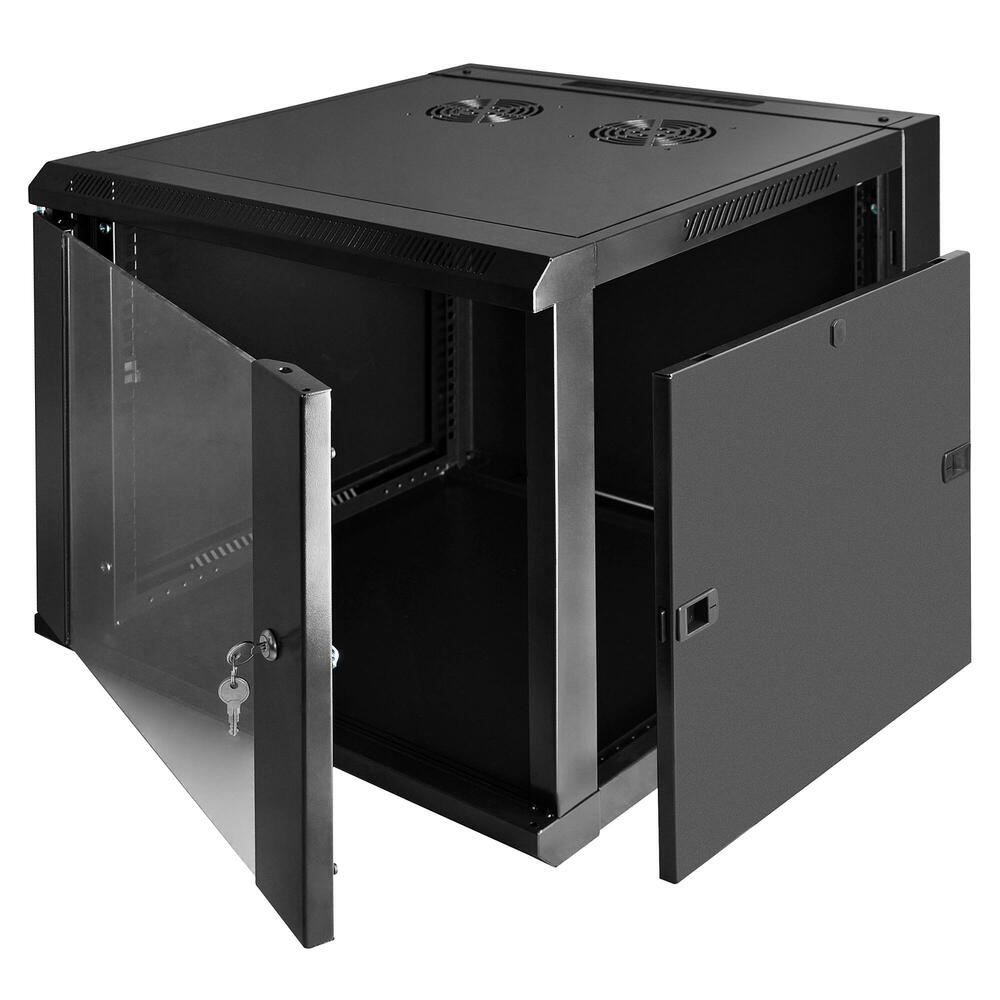 22U 19-Inch Professional Wall Mount Network Server Cabinet Rack with ...