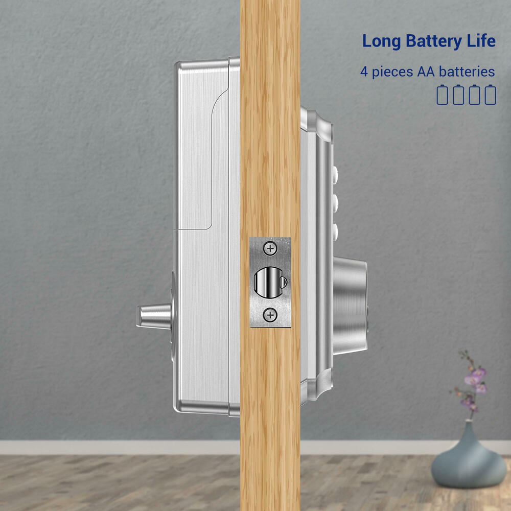 Smart Door Lock with WiFi, Keypad, Keys, Remote Control with APP ...