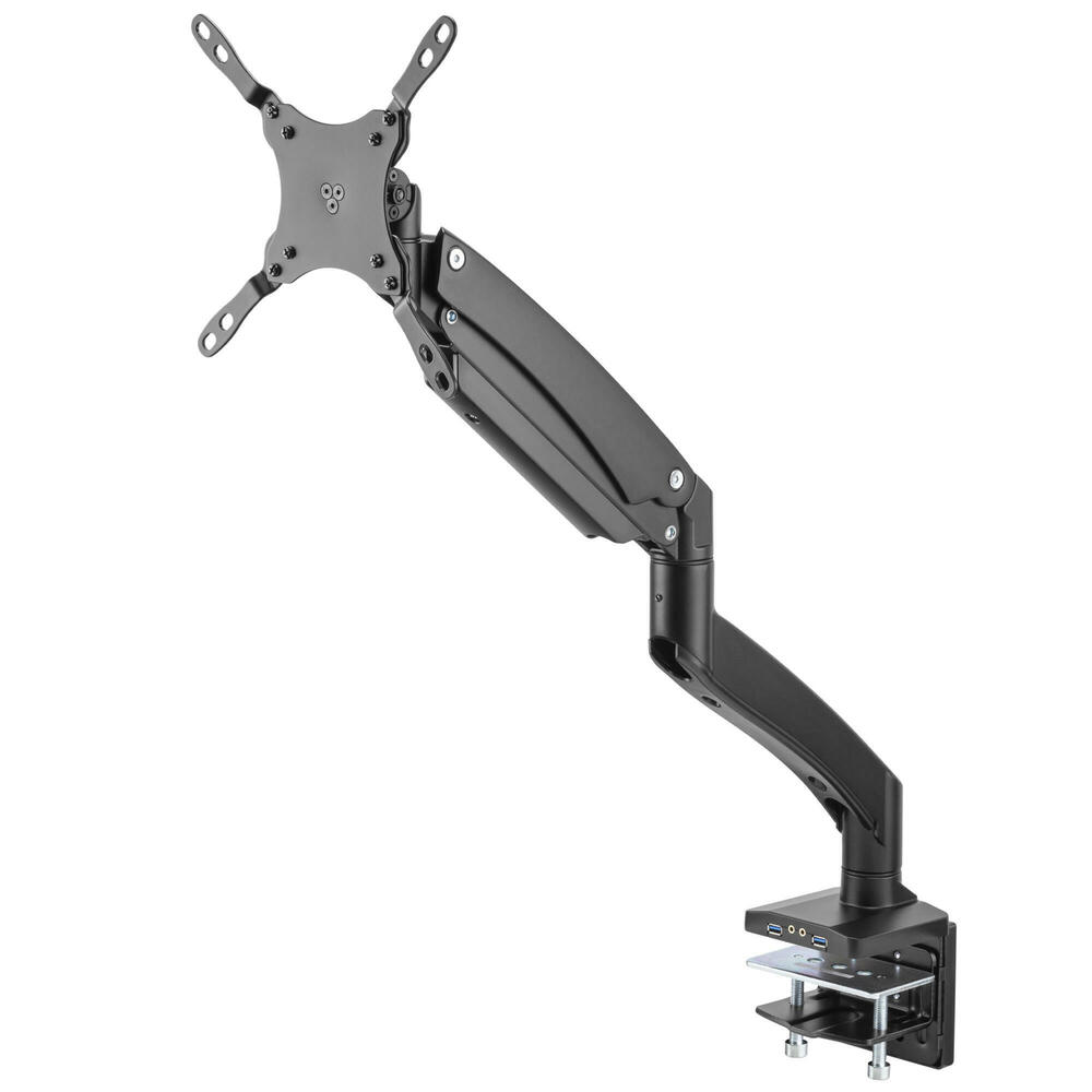 Super Heavy-Duty Swivel Single Monitor Arm Stand 17''-49'' Screen ...