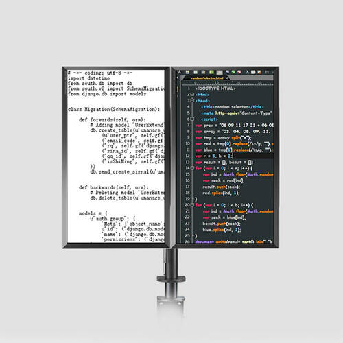 Dual Monitor Arm with HDMI Cable & Fasten Ties - PrimeCables