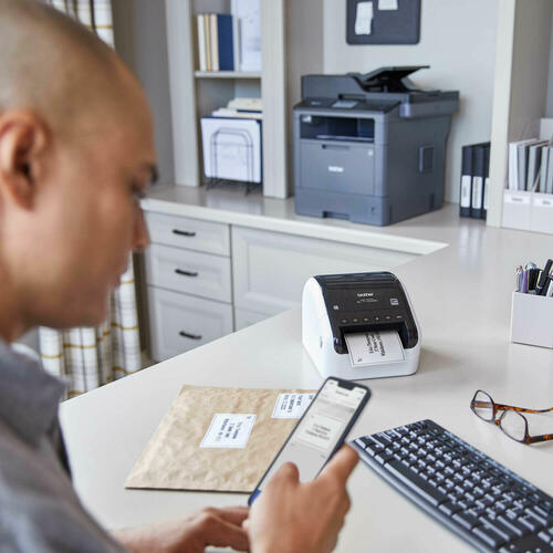 Brother QL-1110NWBC Wide Format, Professional Label Printer with ...