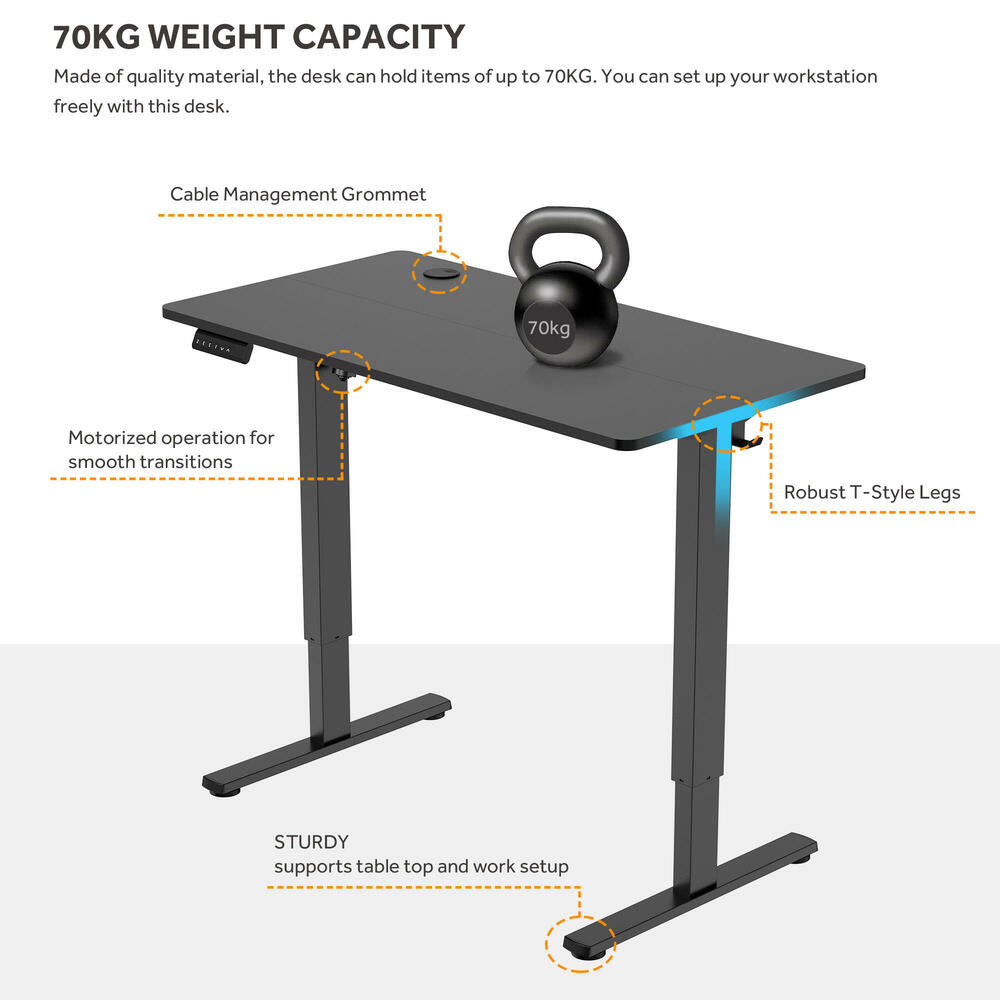 Electric Sit-Stand Desk: All-in-One Solution - PrimeCables
