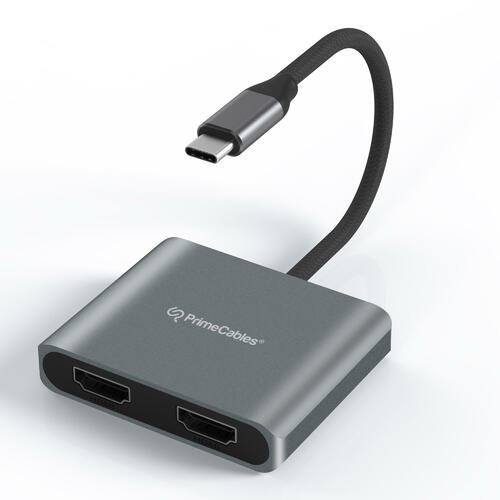 USB-C Adapter to Dual HDMI Adapter 4K 60Hz for Mirror, Extending ...