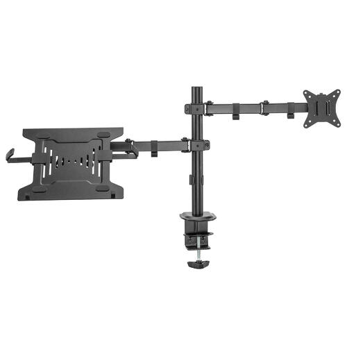 Monitor and Laptop Mount, Single Monitor Arm for 13"-27" Screens