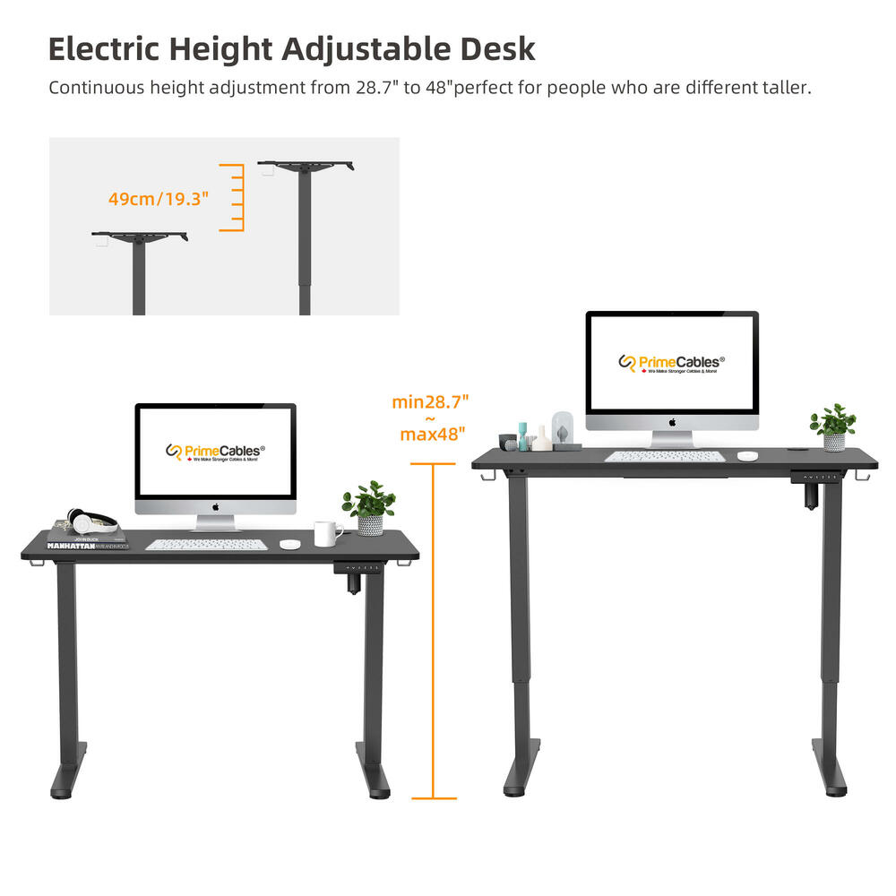 Electric Sit-Stand Desk: All-in-One Solution - PrimeCables