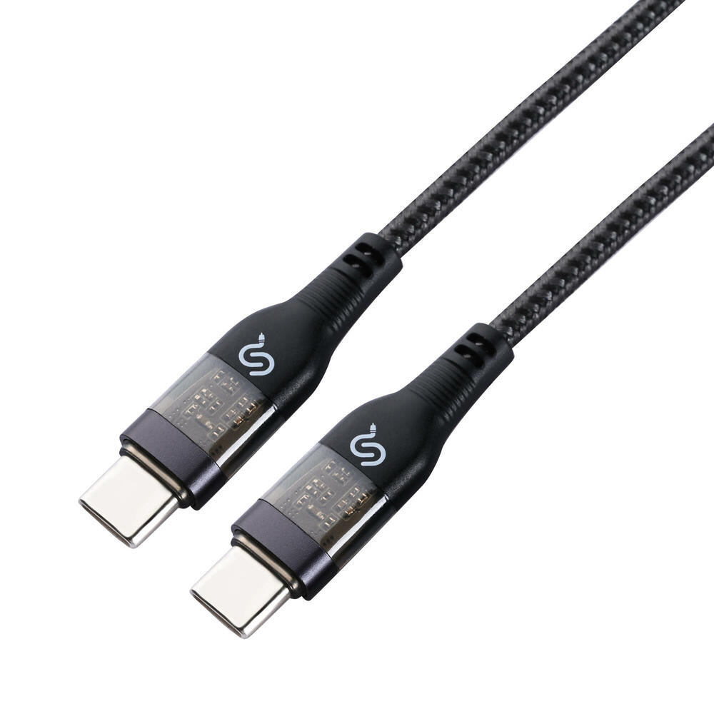 USB Type C to C Nylon Braided 60 W PD Charging Cable for Type-C Devices ...