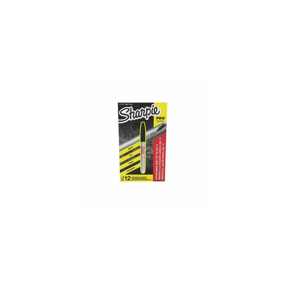 Sharpie® Industrial Permanent Marker, Fine Point - 12/Box