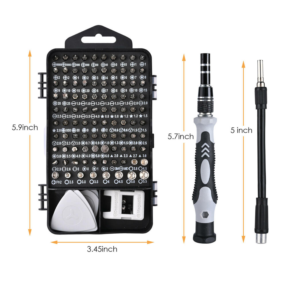 120 in 1 Precision Screwdriver Set, Magnetic Repair Tool Kit for ...