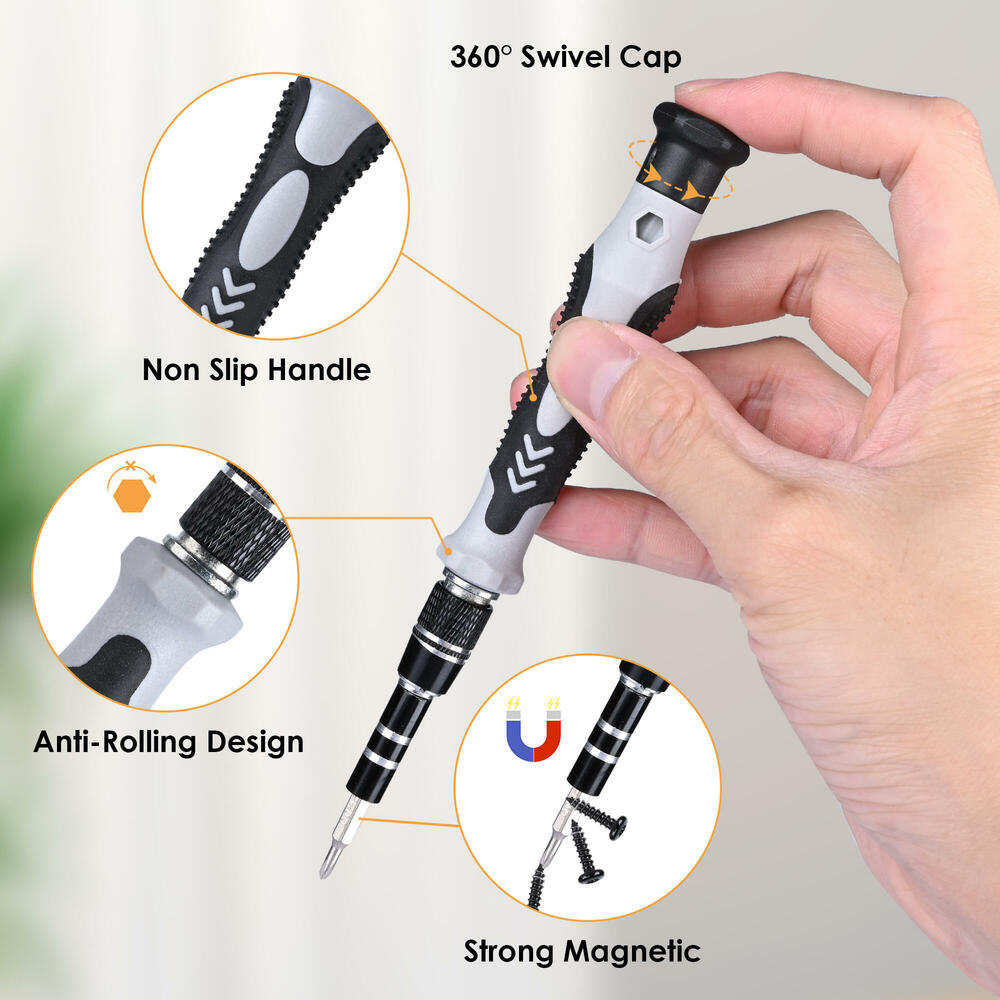 120 in 1 Precision Screwdriver Set, Magnetic Repair Tool Kit for ...