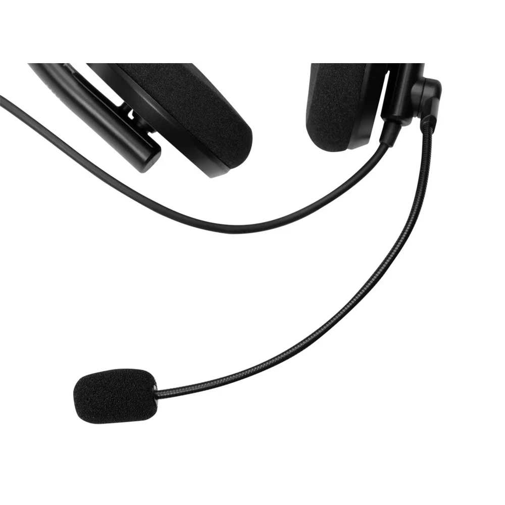 Monoprice WFH 3.5mm + USB Wired Headphone with Mic Back to Basics Web ...
