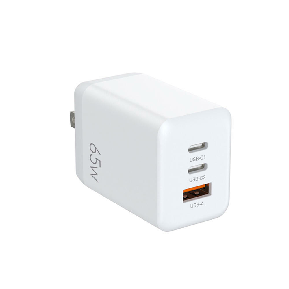 GaN Multi-Port 2 USB-C 1 USB-A PD Charger - PrimeCables®