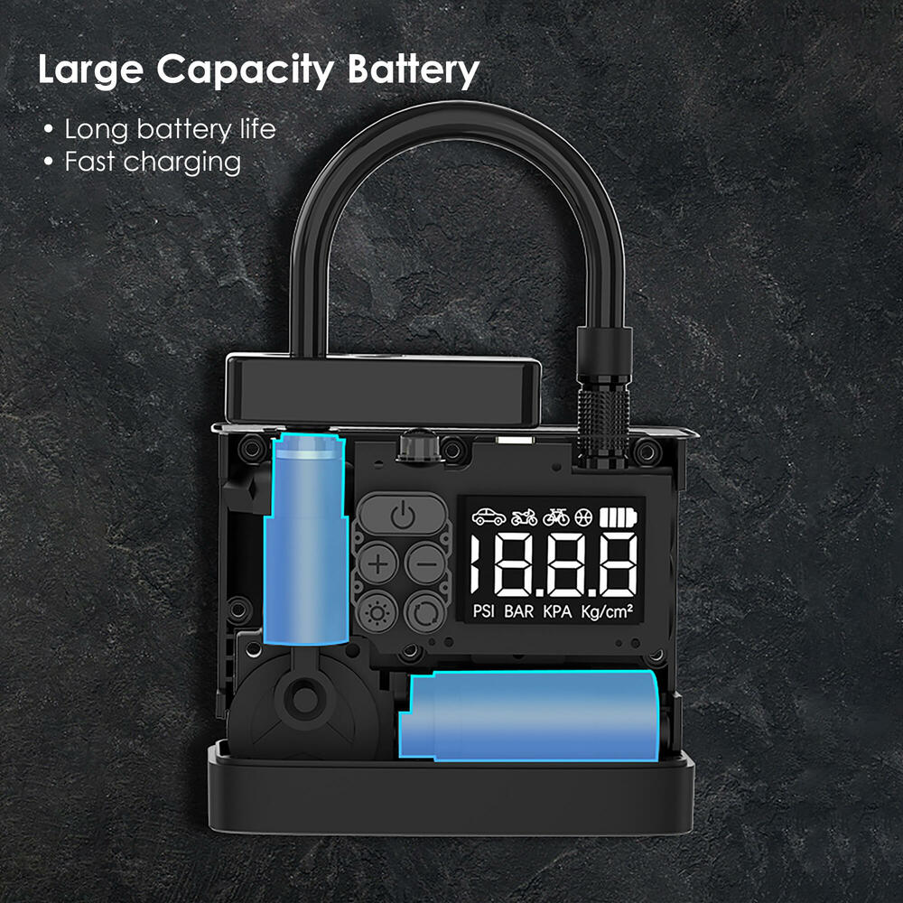 Portable 150Psi Electric Wireless Air Pump With 5000mAh Rechargeable ...