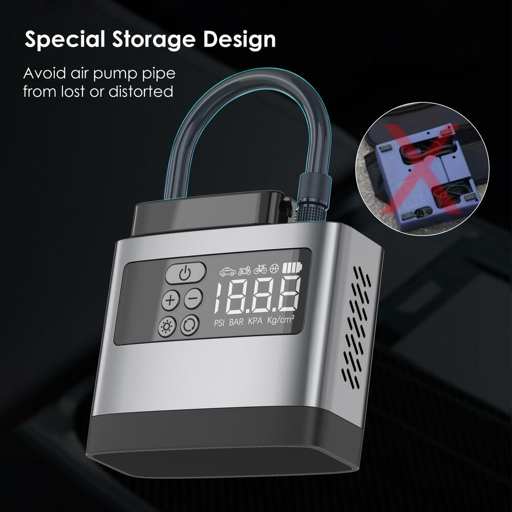 Portable 150Psi Electric Wireless Air Pump With 5000mAh Rechargeable Battery - PrimeCables®