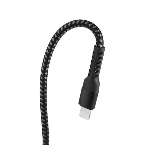 Nylon Braided Charger Cable 3ft Lightning to USB Cable Fast iPhone ...