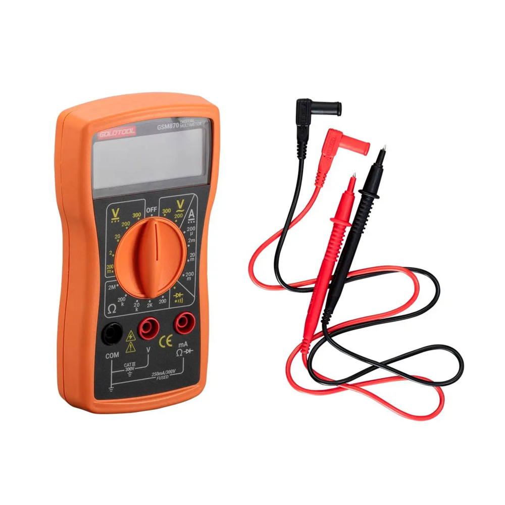 Digital Multimeter for Testing Voltage, Current, Resistance, and Diodes