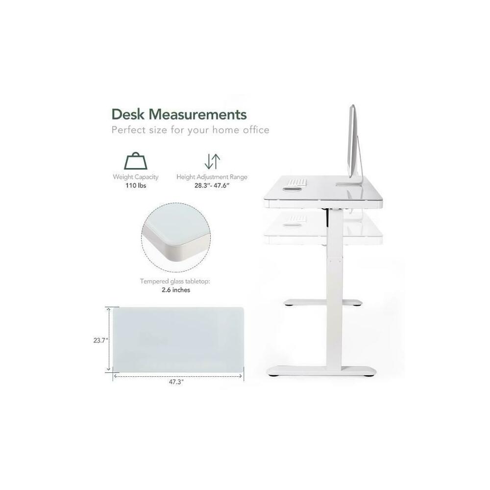 Ergo Standing Desk (Included Table Top) All-in-One Height Adjustable ...