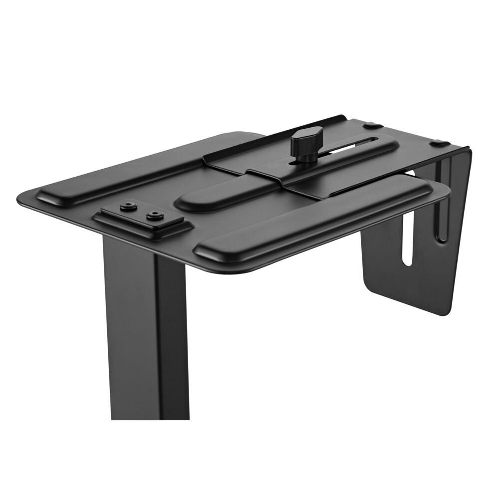 360° Rotate Heavy-Duty Adjustable Under Desk Wall Mounted CPU Holder ...
