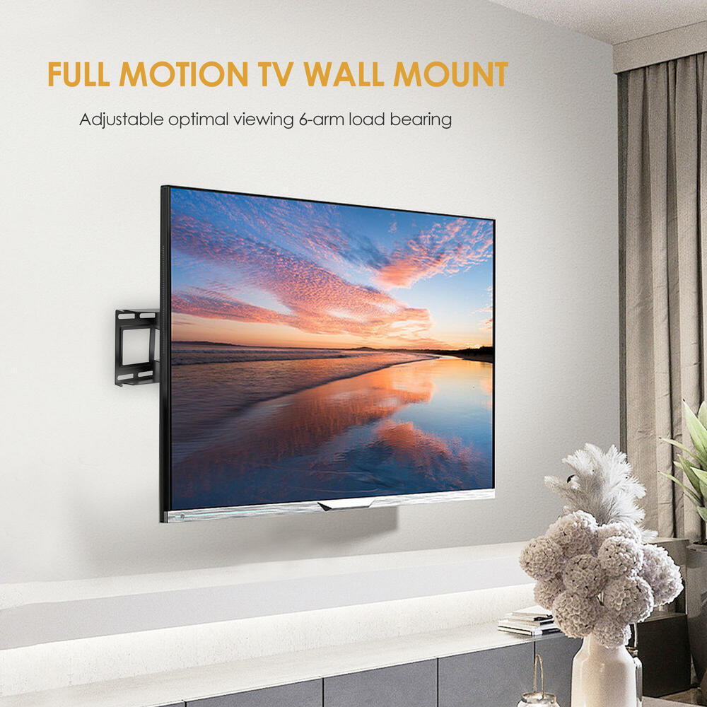 Full Motion Articulating TV Wall Mount for 37-70in TVs Holds up to ...
