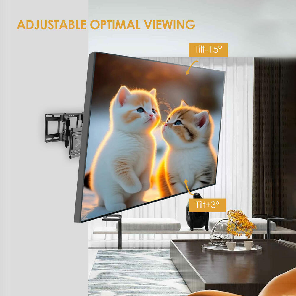 Full Motion Articulating TV Wall Mount for 37-70in TVs Holds up to ...