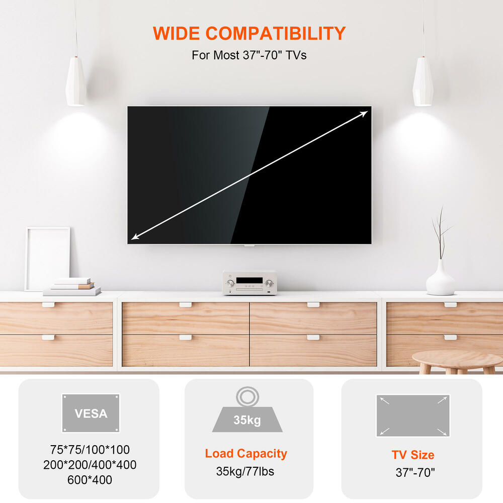 Articulating TV Wall Mount for 37"-70" TVs - PrimeCables