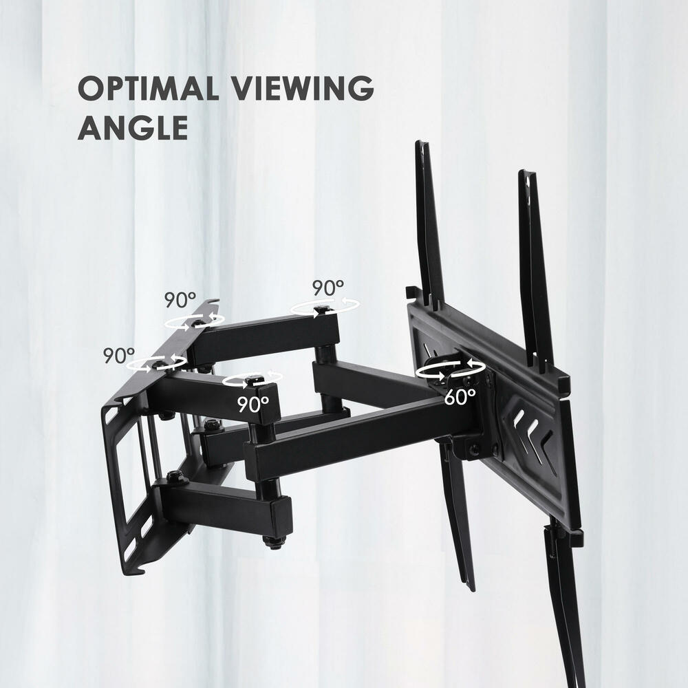PrimeCables Full Motion TV Wall Mount for 26"- 55" TVs