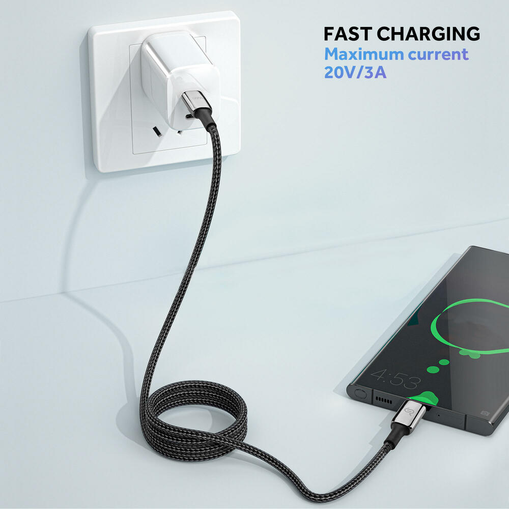 1.2m USB-C to USB-C High-Speed Charging Cable - 60W