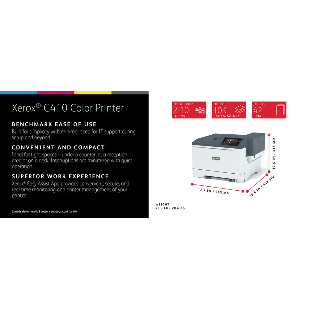 Xerox VersaLink C410/DN Color Laser Printer