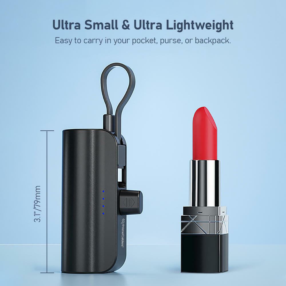 Portable Fast Charging iPhone Power Bank 5000mAh Mini Battery Pack ...