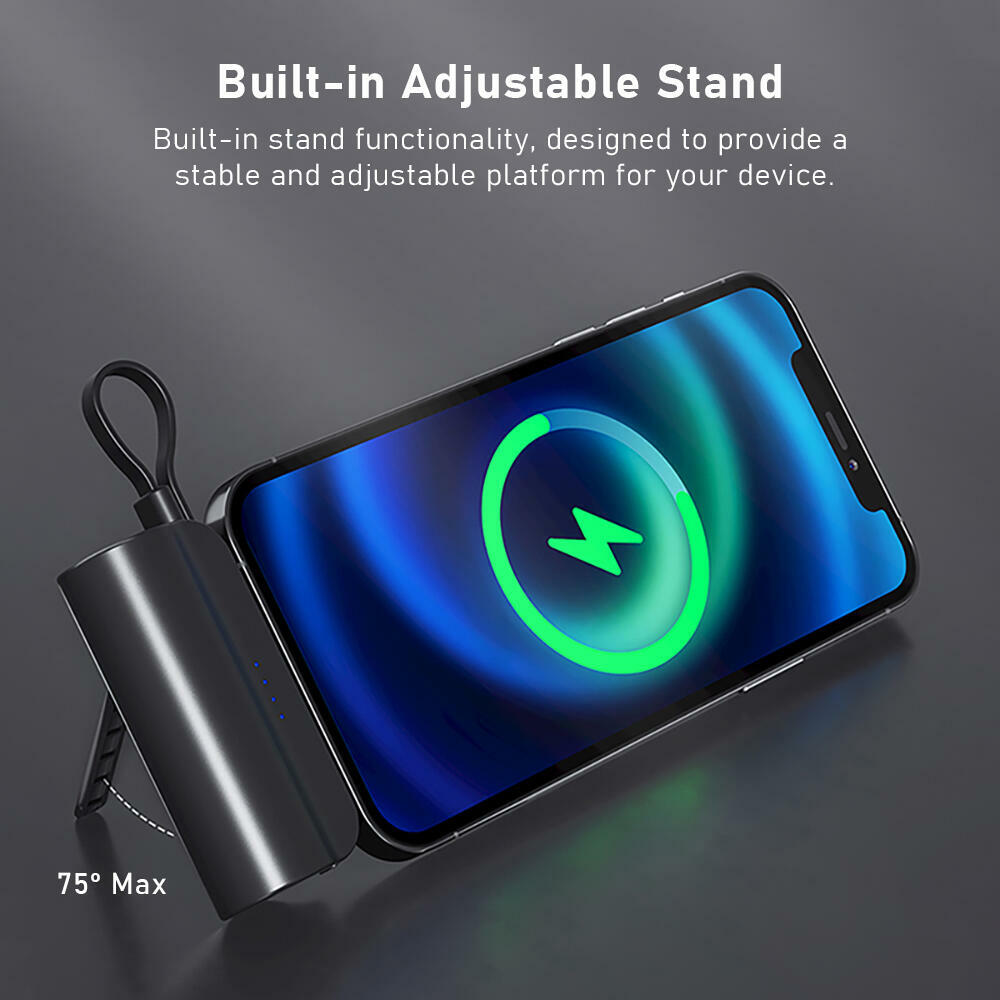 Portable Fast Charging iPhone Power Bank 5000mAh Mini Battery Pack ...