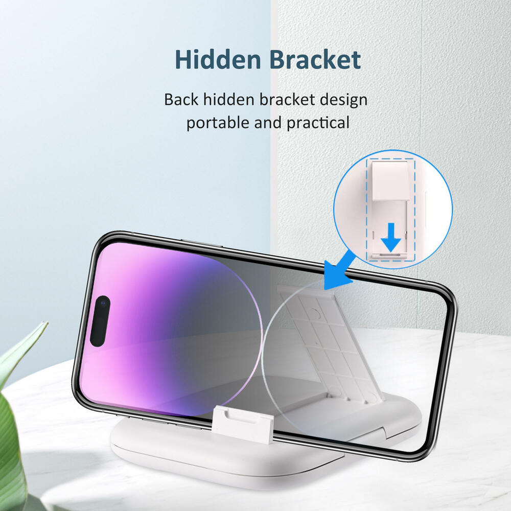 Travel USB Adapter Cable Conversion Storage Box with Makeup Mirror and ...