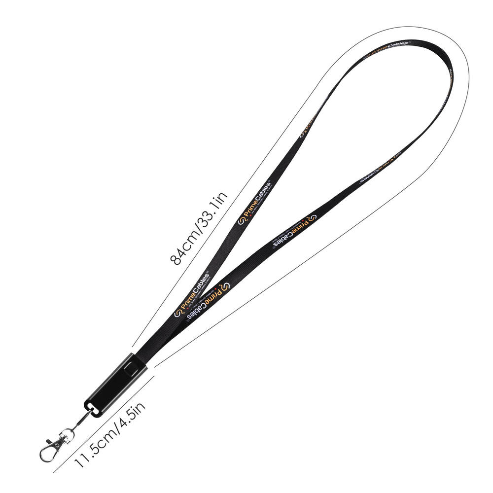 4 in 1 Nylon Lanyard USB Charging Cable (Type-C+USB-A to Type-C ...