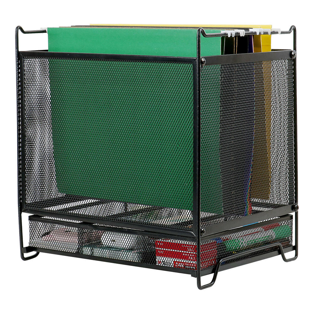 Mesh Desk File Organizer with Drawer Organizer for Letter/A4 Office ...