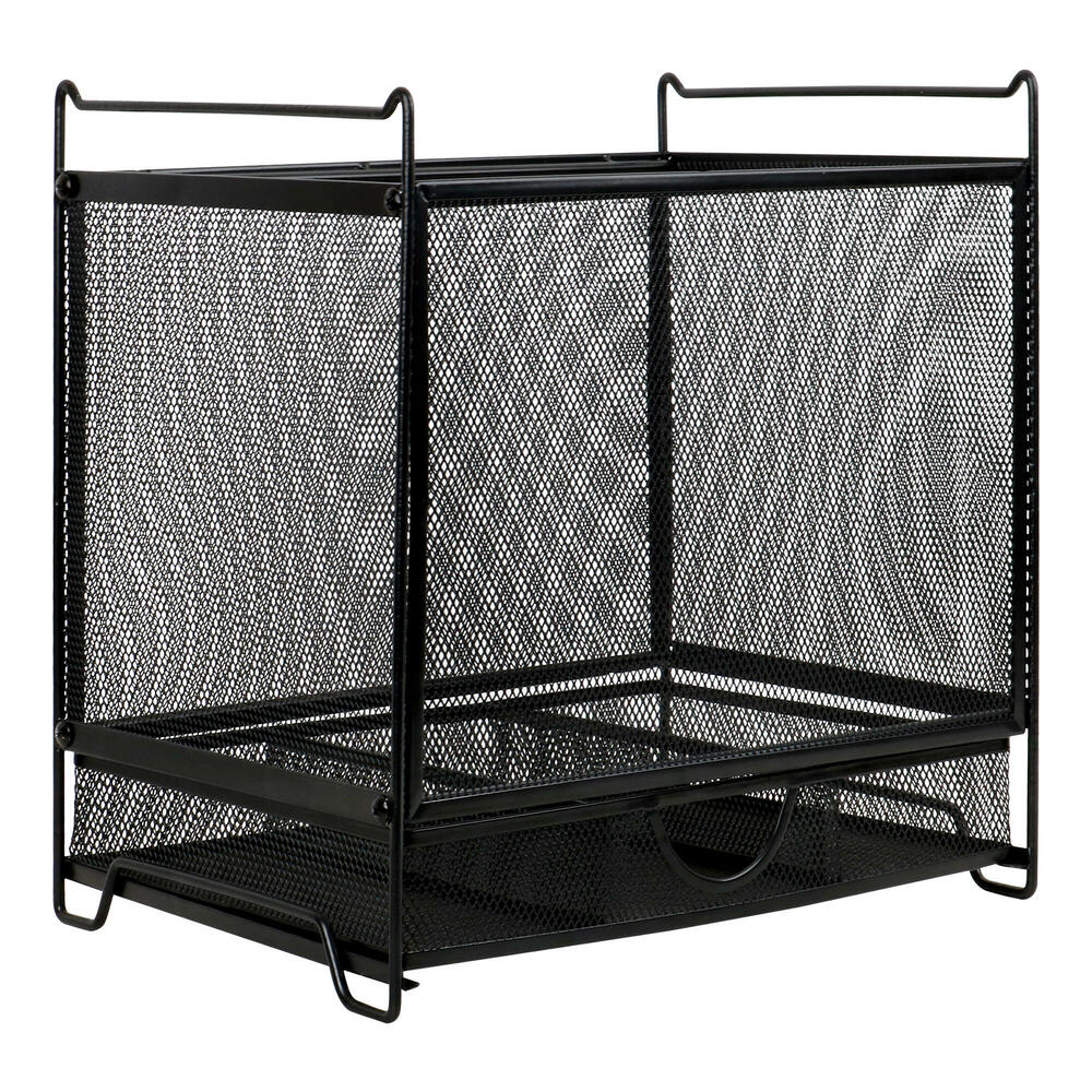 Mesh Desk File Organizer with Drawer Organizer for Letter/A4 Office ...