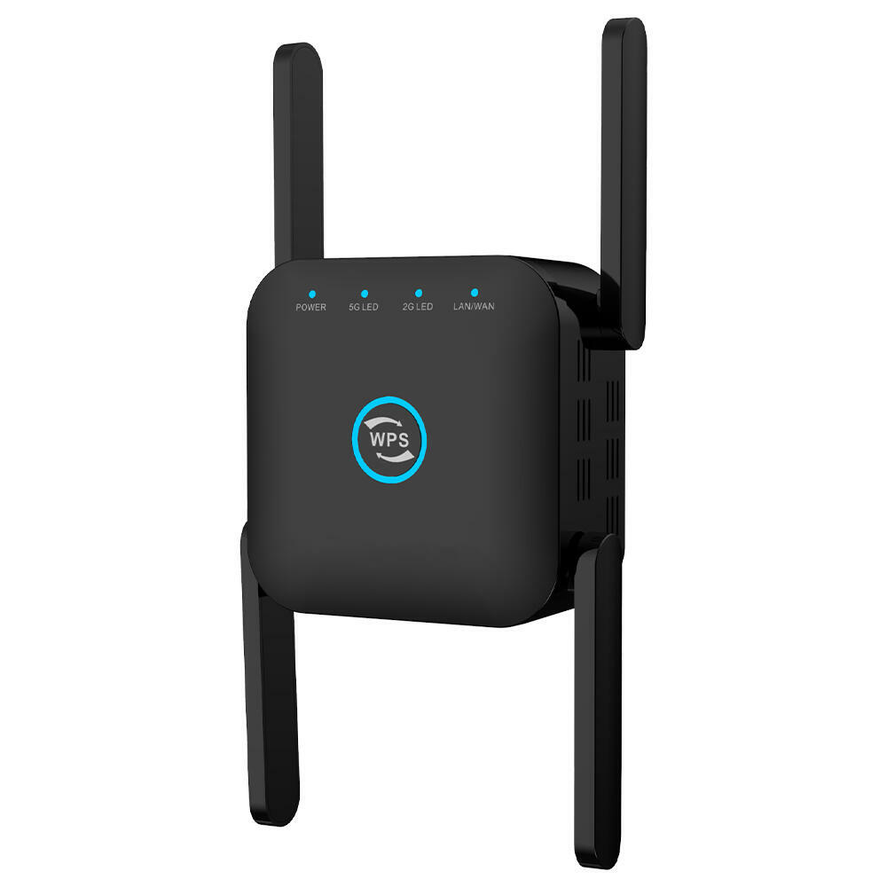 1200Mbps WiFi Repeater, WiFi Extenders Signal Booster, 2.4G/5G Dual Band