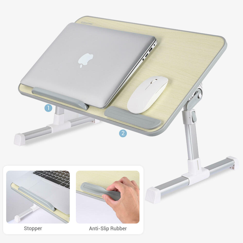 Height Adjustable Laptop Bed Table - Portable