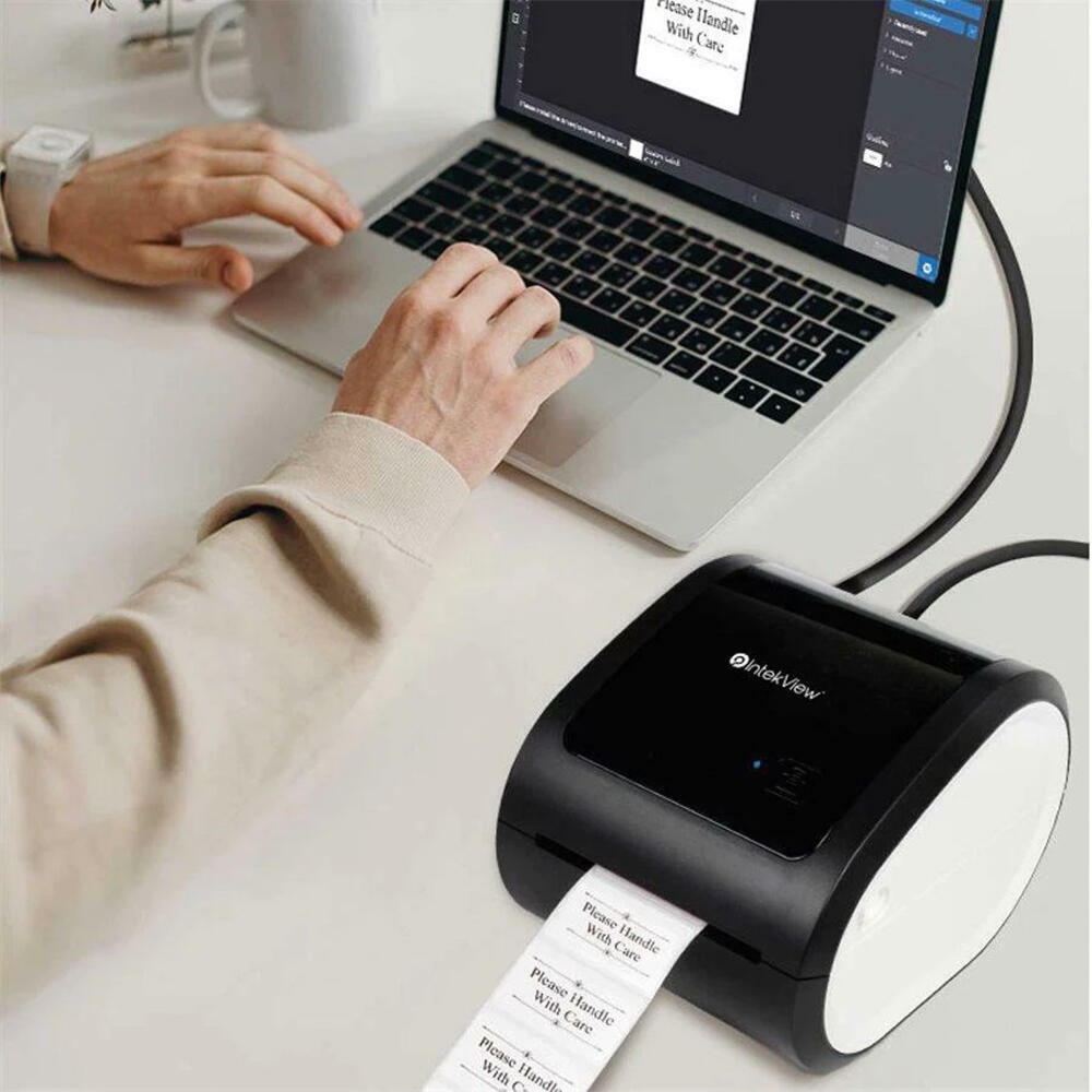 IntekView TLP100 Multi-Format Thermal Label Printer with Bluetooth ...