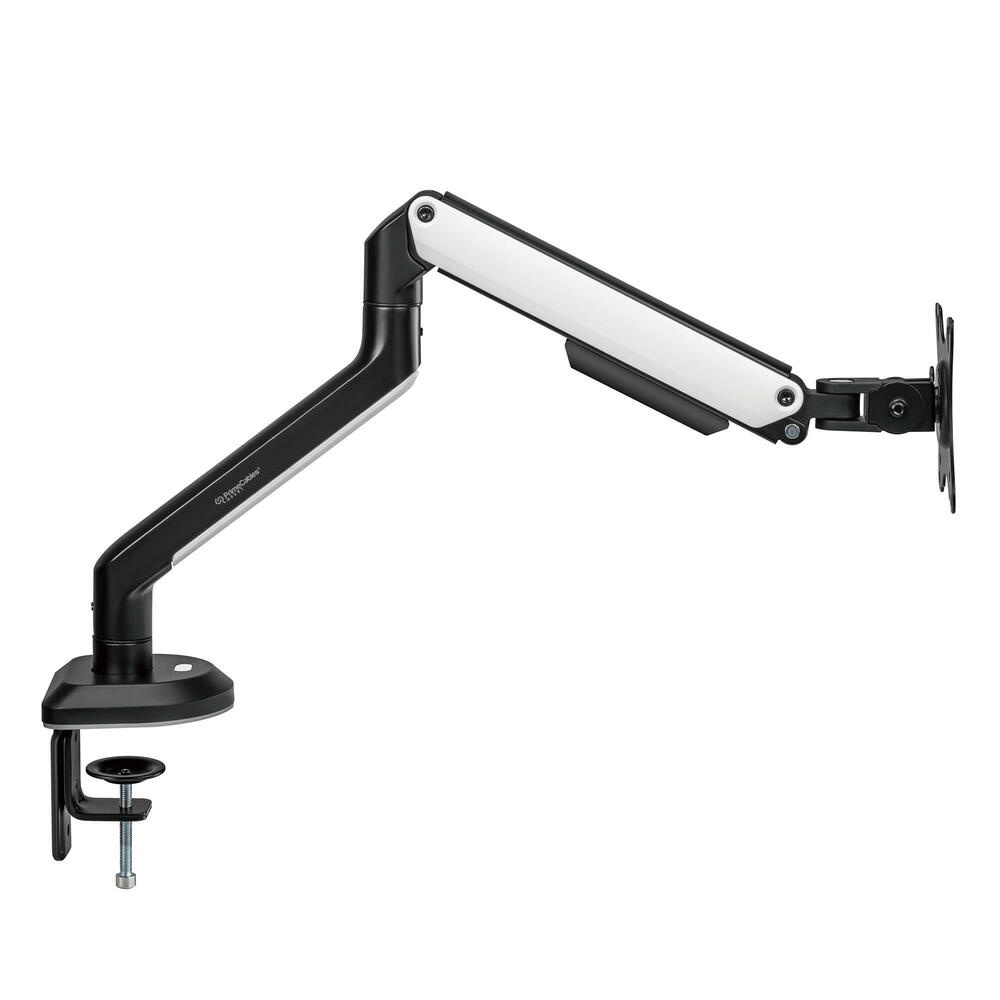RGB Light Clamp-on Single 17 to 32 inch Pneumatic Monitor Arm ...