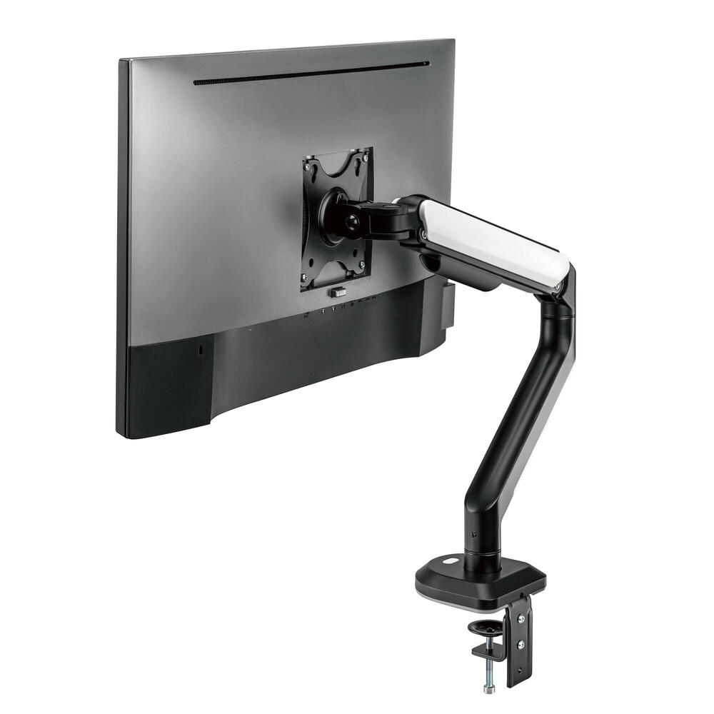 RGB Light Clamp-on Single 17 to 32 inch Pneumatic Monitor Arm ...