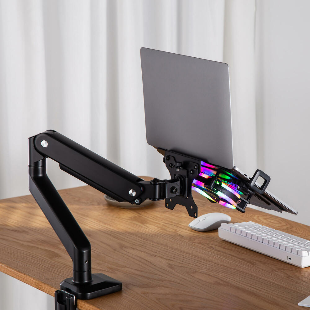 Laptop Tray for Monitor Arm, Notebook Mount Tray Fit for VESA 75x75 ...