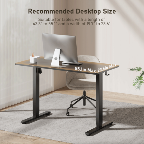 Height Adjustable Electric Standing Desk Frame with 3-Memory Positions ...