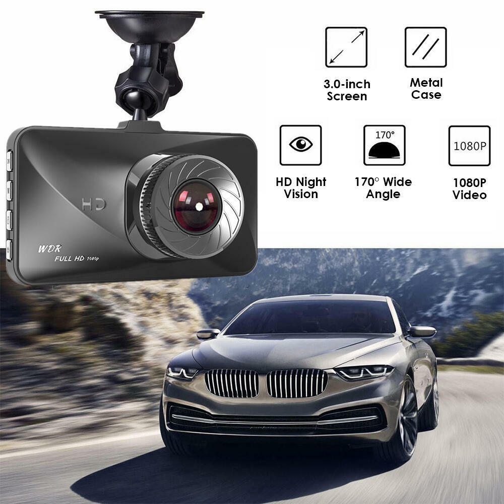 3-Inch Screen Dash Cam 1080P Car Dash Camera with 170° Wide Angle ...